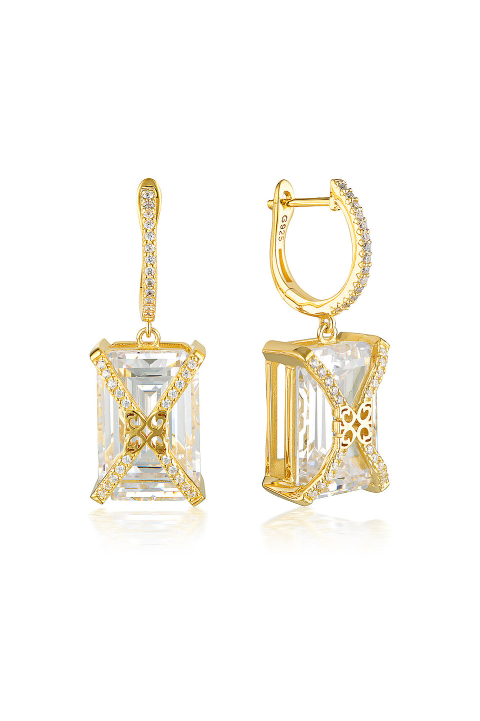 SIGNATURE REGALIA EARRINGS GOLD – Georgini International